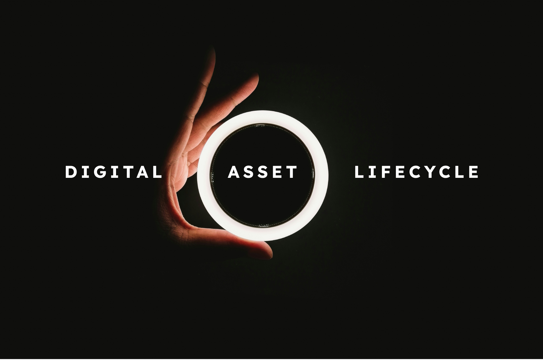 The five phases of the lifecycle of digital assets